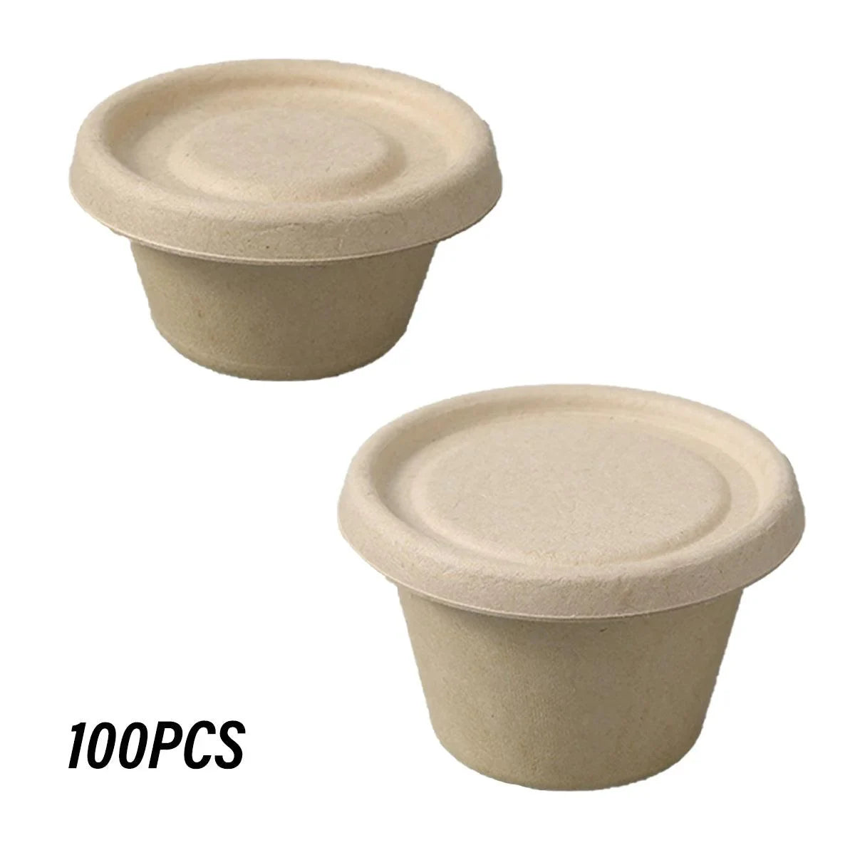 Pulp Sauce Cups Dip Bowls 100PCS – Discount Packaging Warehouse