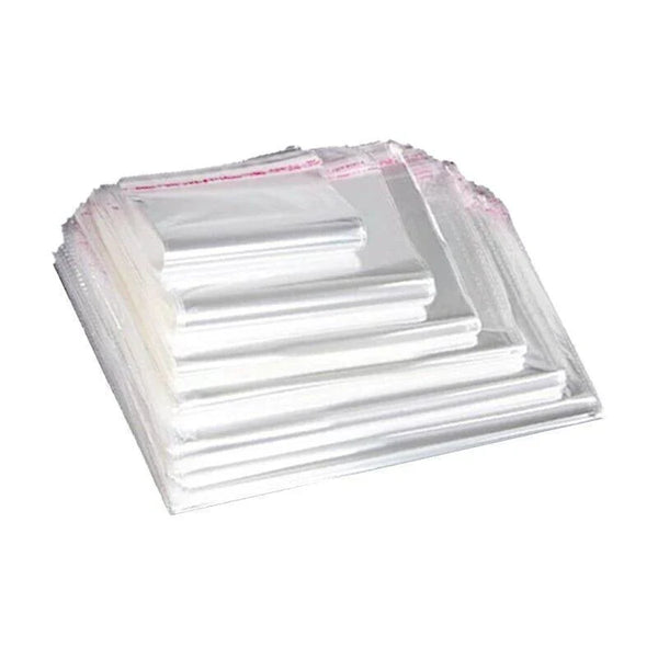 Clear Self Seal Cellophane Bags OPP 100pcs | DPW – Discount Packaging ...
