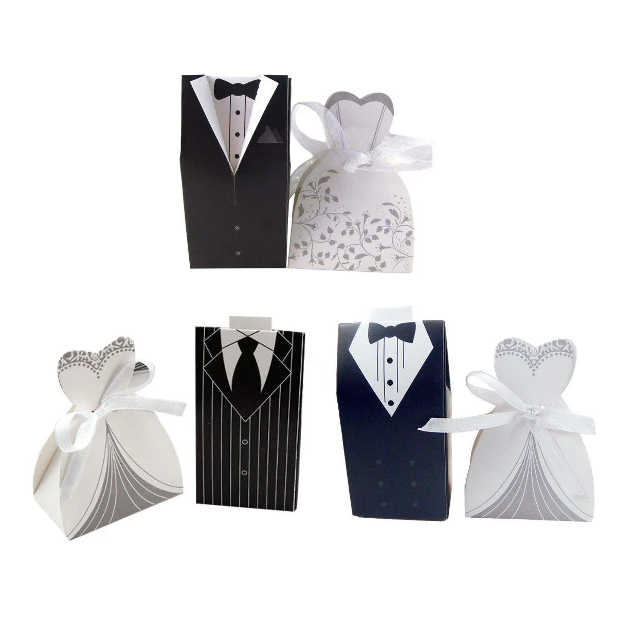 100PCS Evening Gown Themed Candy Box, Elegant Design – Discount ...