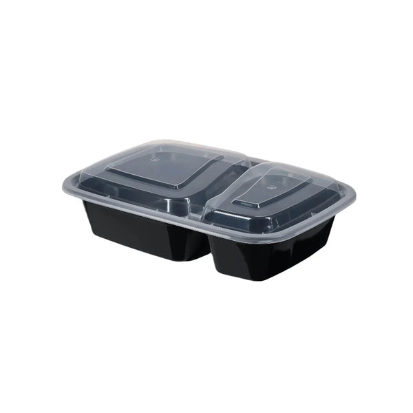 50pcs Disposable Lunch Box 900ml Microwaveable Meal Prep – Discount ...