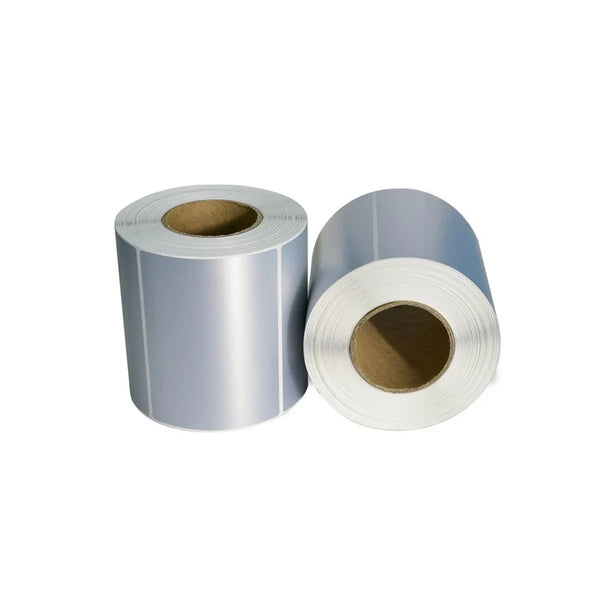 Label Paper Waterproof Tear-Proof Self-Adhesive PET Matt Silver ...
