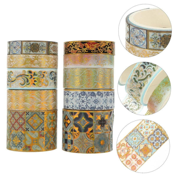 Decorative Craft Tape 2 styels 10 rolls set – Discount Packaging Warehouse