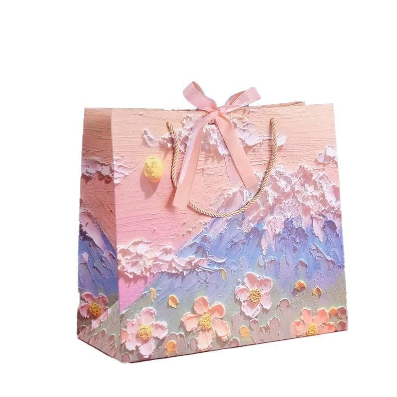 10pcs Oil Painting Gift Paper Bags for Special Occasions – Discount ...