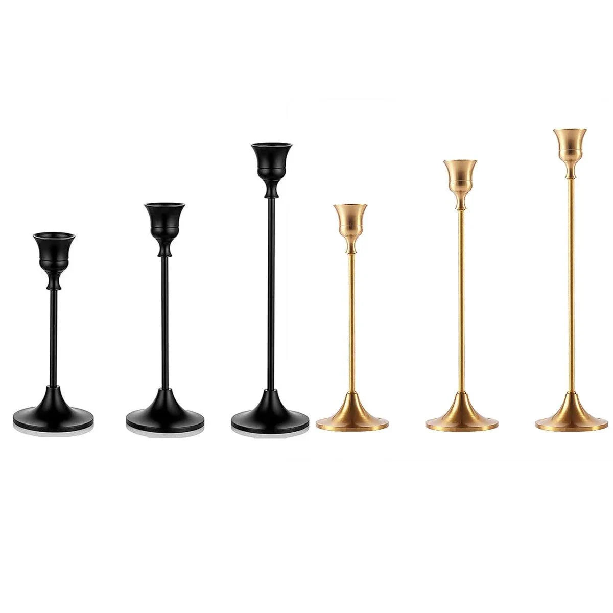 Candlestick Metal Iron Vintage Ornaments Brass Color Candlestick Chris ...