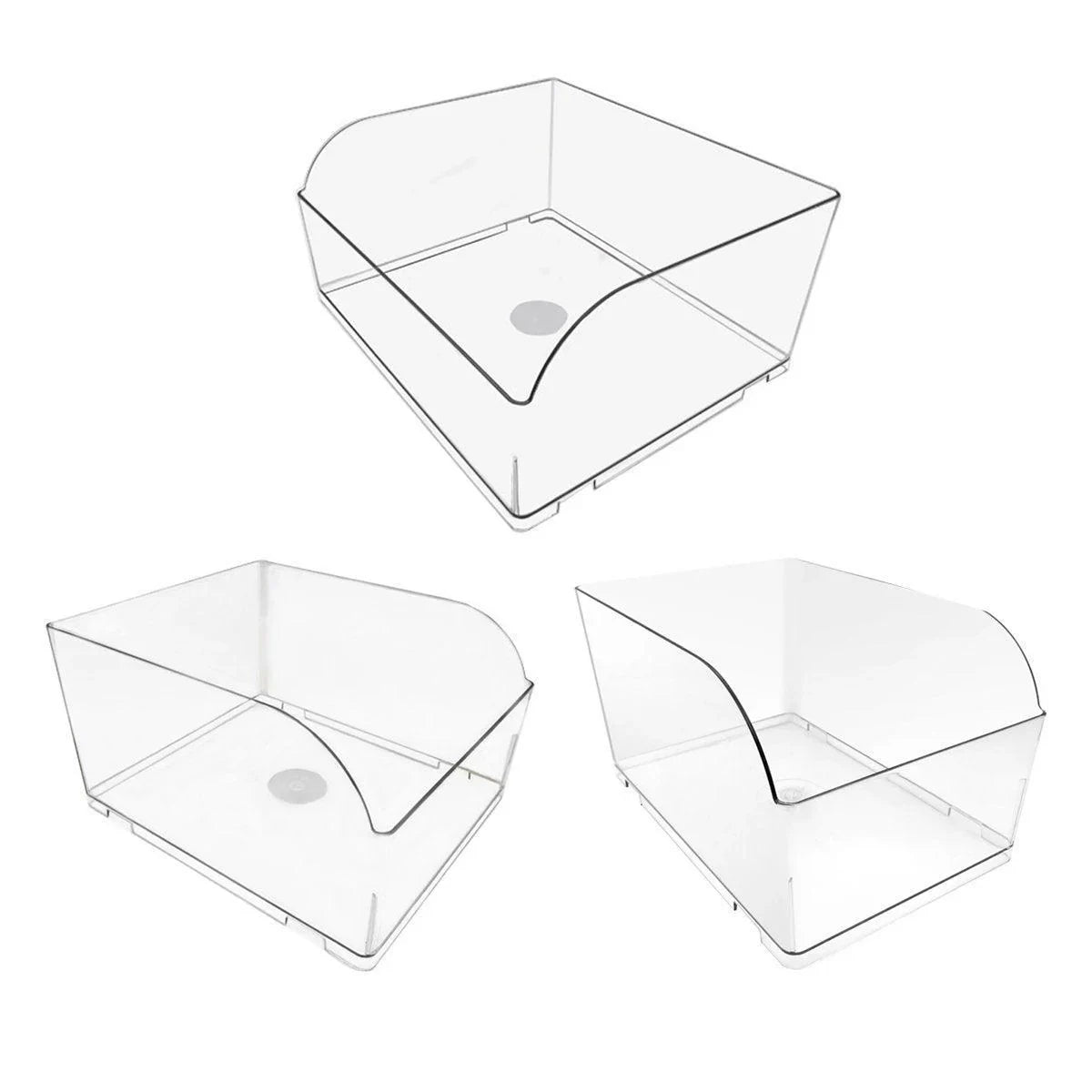 Transparent Plastic Storage Boxes 10pcs for Home and Retail Use ...