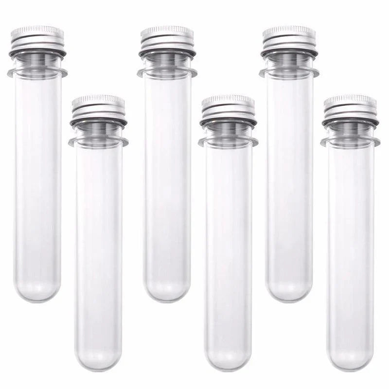 PET Test Tubes with Metal Screw Caps: Durable and Versatile Storage ...
